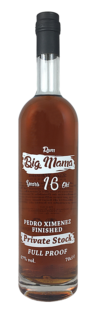 Big Mama Rum 16 Yo Full Proof Private Stock Pedro Ximenez Finished 070l 670 Distribúcia